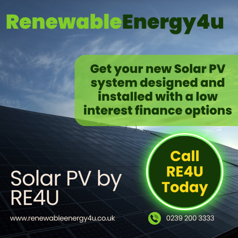 Solar PV - Renewable Energy 4U | Low Interest Finance Available